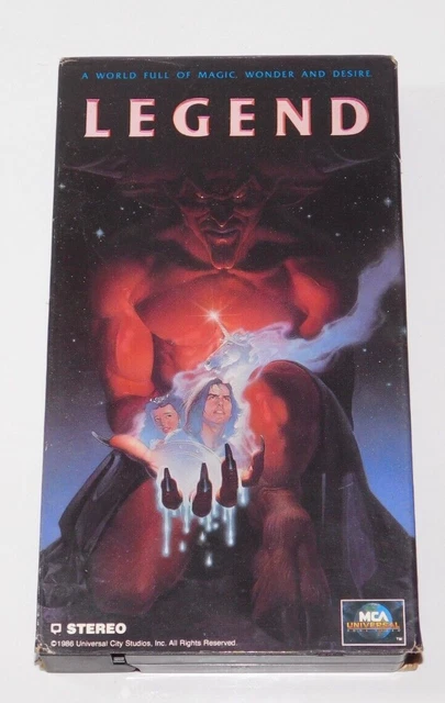 LEGEND (VHS, 1991) Fantasy VHS Tape Tim Curry Tom Cruise Ridley Scott £ ...