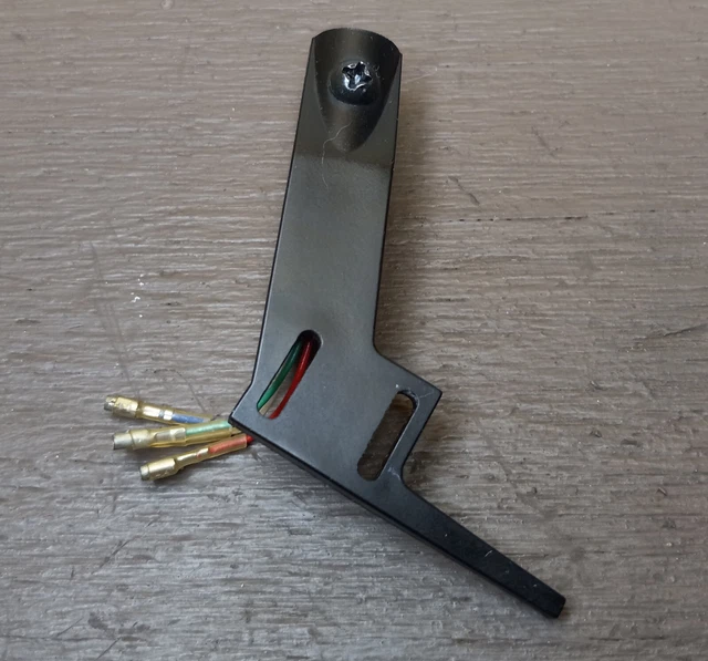 PIONEER TURNTABLE PARTS Original Straight Tonearm Headshell w/ Wires ...