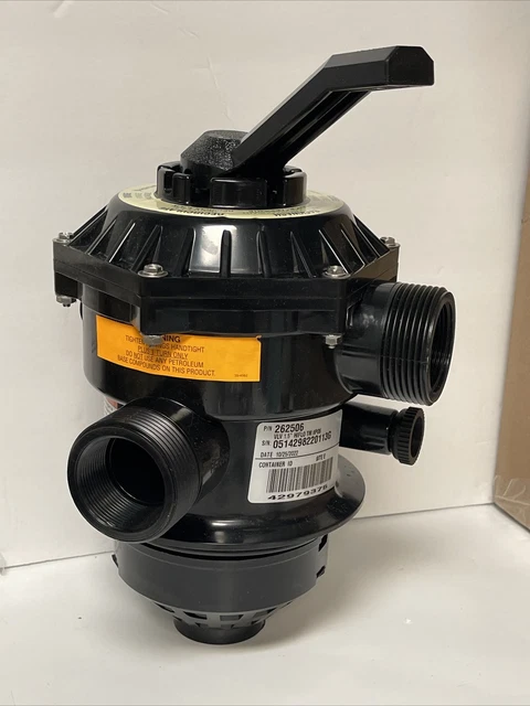 PENTAIR 262506 1-1/2-INCH 6-Way Clamp Style Valve Replacement Pool and ...