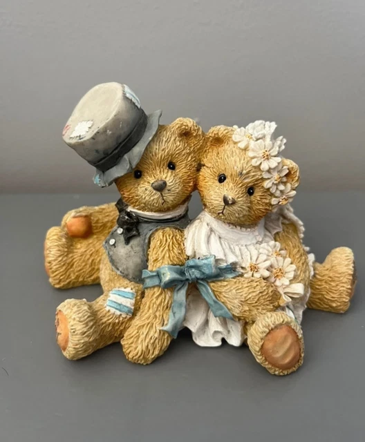 CHERISHED TEDDIES 1992 Robbie & Rachel Love Bears All Things 911402 ...