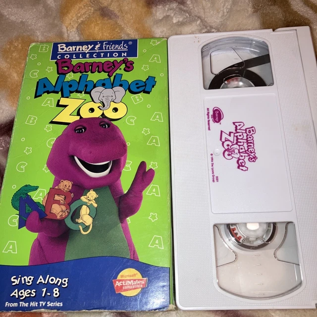 BARNEY - BARNEYS Alphabet Zoo (VHS, 1994) EUR 10,15 - PicClick FR