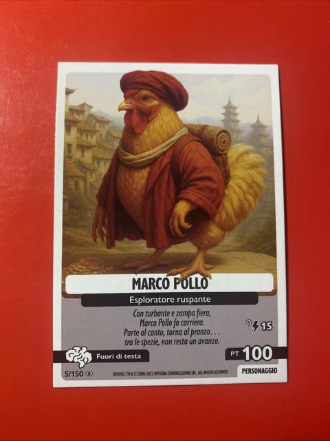 MARCO POLLO 5/150 Carta Skifidol Italian Brainrot EUR 1,50 - PicClick IT