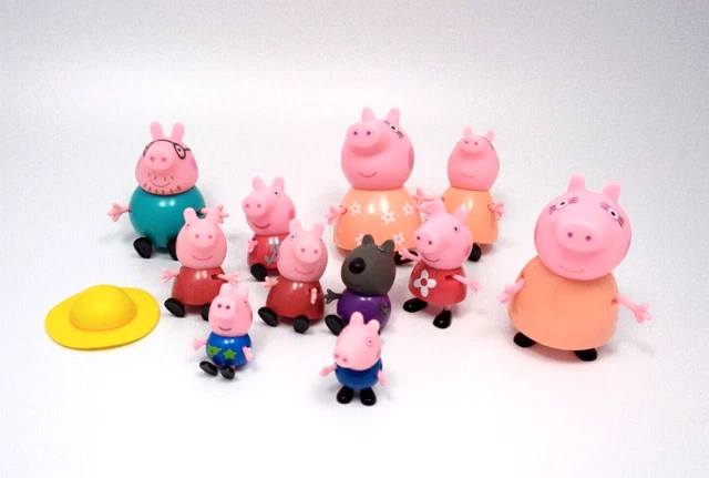 CBEEBIES PEPPA PIG & Friends Figures Characters Toy Bundle x 11 - Cake ...
