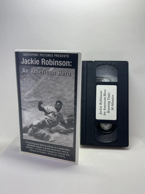 JACKIE ROBINSON: AN American Hero (VHS Tape 1997) Documentary Northport ...