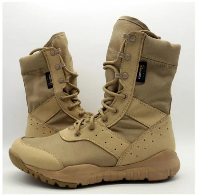 MEN'S DESERT WATERPROOF Army Combat Patrol Boots Tactical Military Work ...