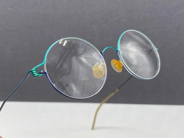LINDBERG EYEGLASSES FRAMES woman Round Green Grey Panto Small XS Air ...