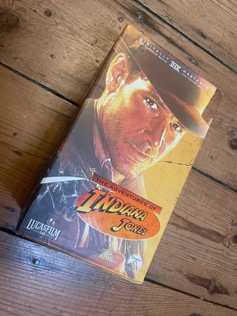INDIANA JONES VHS Trilogy Box Set PAL Video Tape X3 Movies Harrison ...