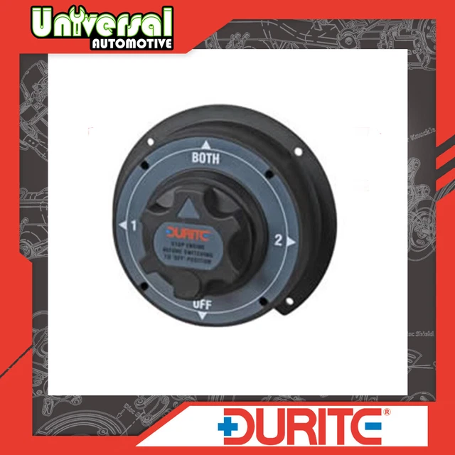 DURITE ROTARY MARINE Battery Isolator and Changeover Switch - 310A ...