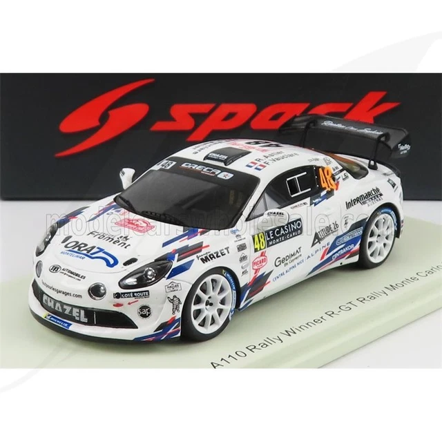 [FR] SPARK-MODEL RENAULT Alpine A110 Rally N 48 Rally Montecarlo 2022 R ...