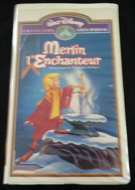 *VHS FRENCH MOVIE Merlin L'enchanteur! Walt Disney Collection ...