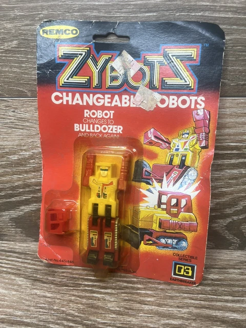NEW REMCO ZYBOTS Transforming Robot Bulldozer Vintage Collectible New ...