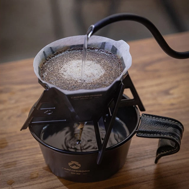 PORTE-FILTRE À CAFÉ pliable avec structure stable pour usage extérieur ...