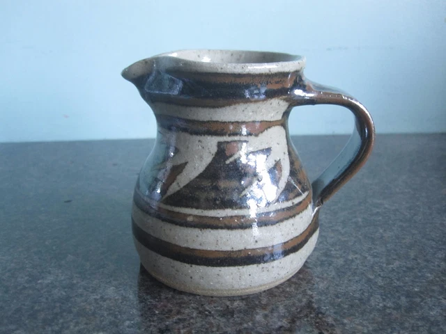 STUDIO POTTERY - Trevillian Pottery / Ian Box - Small Jug - Signed £24. ...
