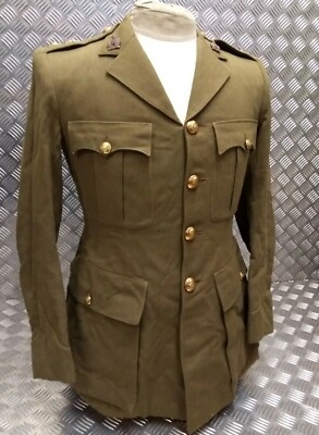 GENUINE VINTAGE BRITISH Army Intelligence Corps Lt Col No2 Jacket WW2 ...