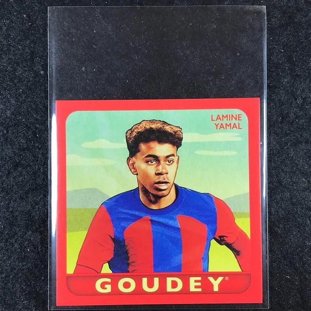 2025 GOODWIN CHAMPIONS LAMINE YAMAL Goudey Rookie Red /1933 #15 $34.99 ...