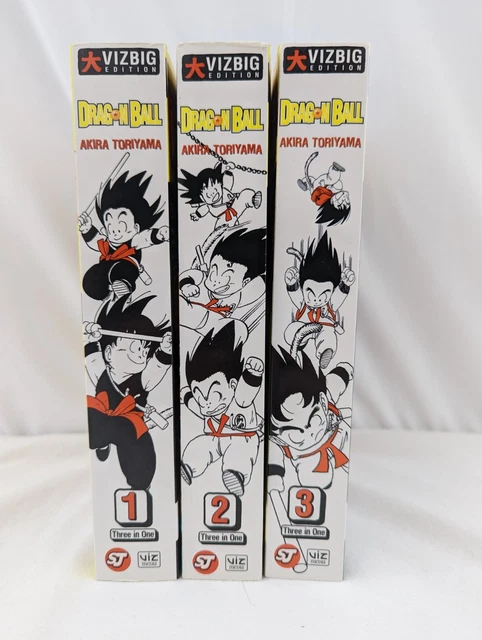 DRAGON BALL VIZBIG Edition Dragon Ball Vol. 1,2,3 Shonen Jump By Akira Toriyama $40.00 - PicClick CA