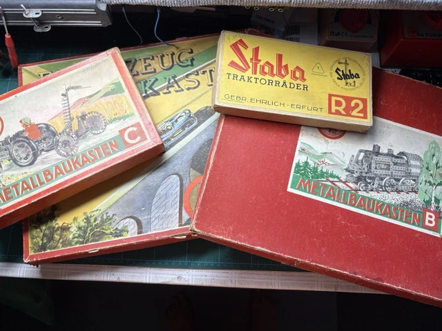 METALLBAUKÄSTEN FIRMA STABA aus Erfurt/DDR EUR 9,99 - PicClick DE