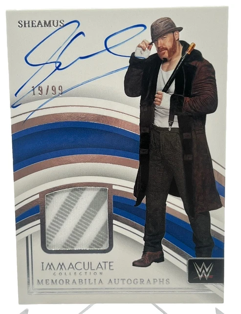 2023 IMMACULÉE COLLECTION WWE Memorabilia Autographes RELIQUE Sheamus ...