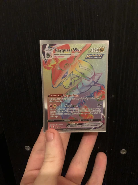 POKÉMON RAYQUAZA VMAX Rainbow Rare EUR 45,84 - PicClick FR