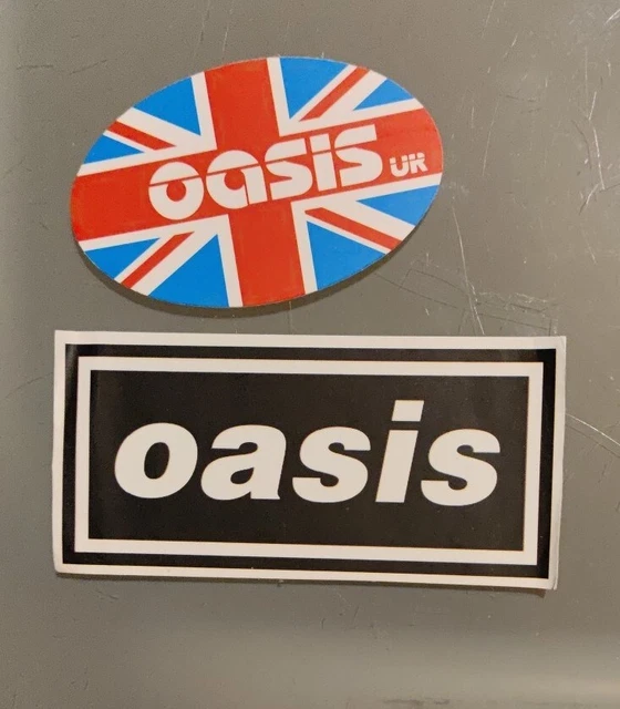OASIS STICKERS ADESIVI vintage alternative rock Gallagher Brit Pop EUR ...