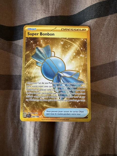CARTE POKEMON SUPER BONBON 256/198 GOLD Secrète Ecarlate et Violet SV1 FR NEUF EUR 13,00 ...