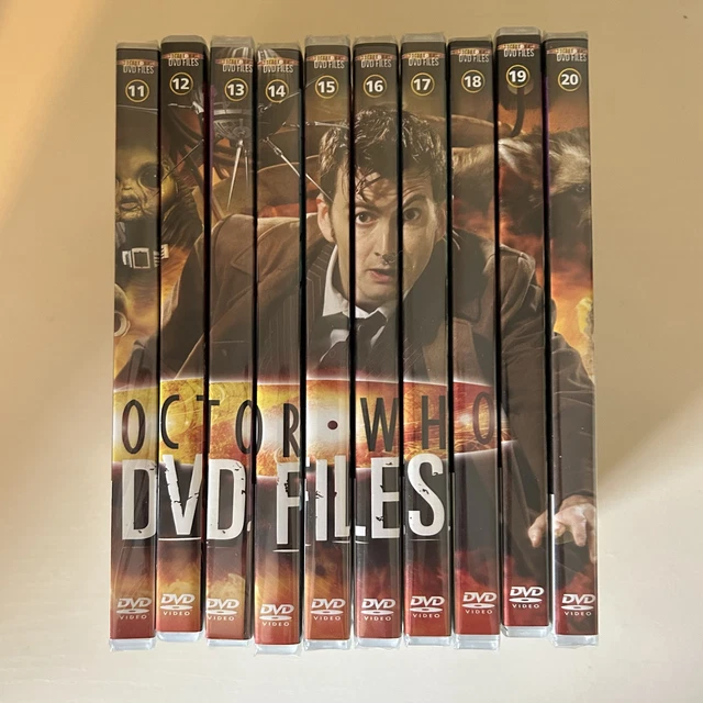 DOCTOR WHO DVD Files Collection 11 - 20 - New / Sealed (8 Sealed, 2 ...