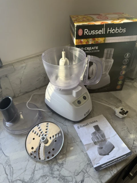 RUSSELL HOBBS GO Create White Food Processor £10.79 - PicClick UK
