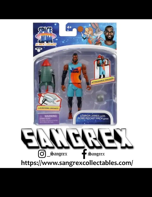 LEBRON JAMES WITH Acme Space Jam A New Legacy Rocket Pack 4000 Action ...