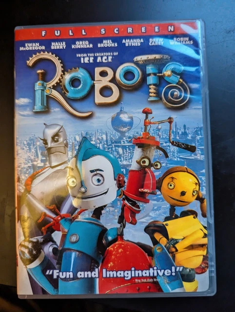 ROBOTS (DVD, 2005) Full Screen Animated Family Movie – Tested & Clean ...