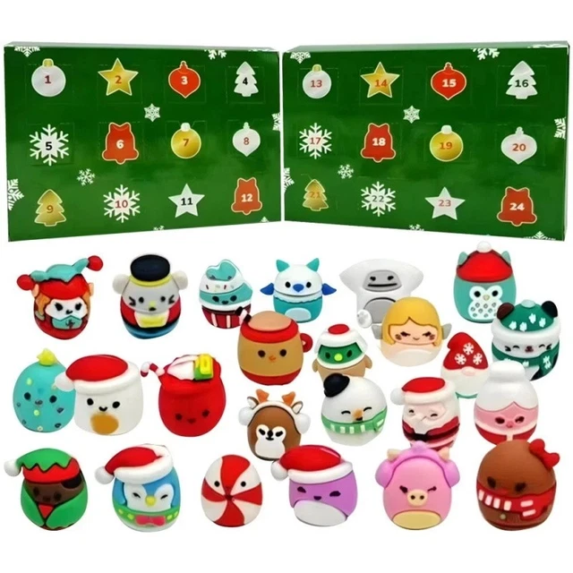 CHRISTMAS 24 PVC Micromallows Advent Calendar, 2025 Squishmallows ...