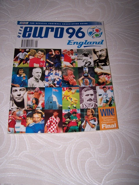 LE GUIDE OFFICIEL de la FA UEFA Euro 96 livre Angleterre - publication ...