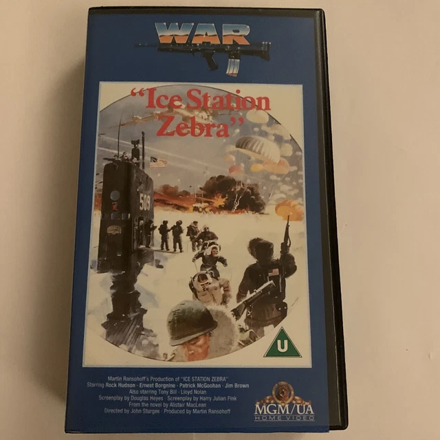 ICE STATION ZEBRA Mgm Home Video Small Box Vhs Tape £9.29 - PicClick UK