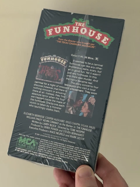 THE FUNHOUSE 1980S Slasher Horror Film by Tobe Hooper NTSC VHS New And ...