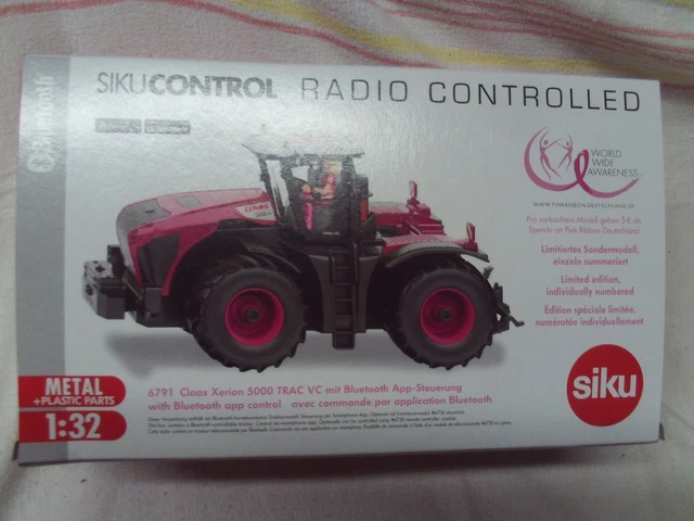 SIKU SONDERMODELL CONTROL 6791 Claas Xerion Pink Neu OVP Top Modell 1 ...