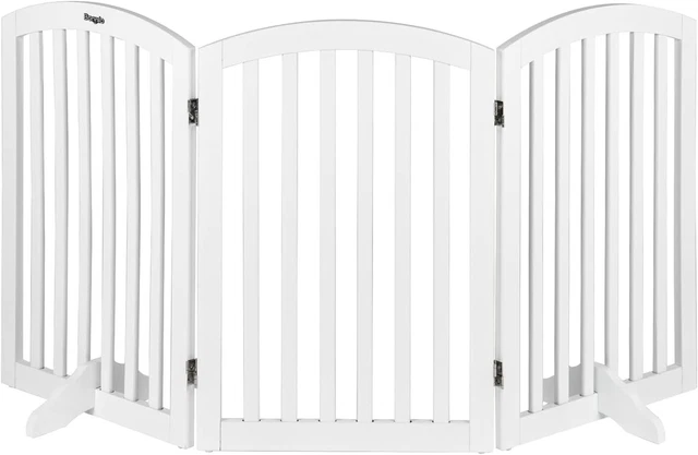 PET SAFETY GATE Free-Standing, Adjustable Doorway Barrier £37.11 ...