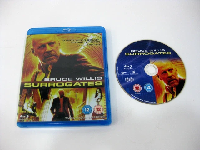 SURROGATES BLU RAY Bruce Willisradha Mitchell Rosamund Pike Boris ...