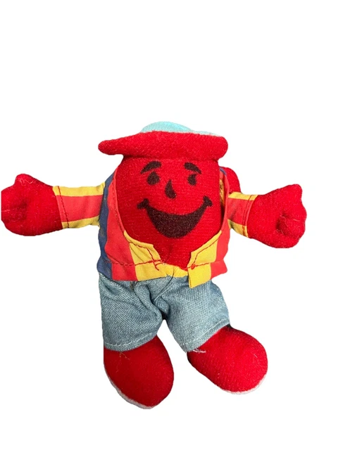 KOOL AID MAN Plush Toy 5” Red Vintage Kraft Promo Very Rare Mascot 2000 ...