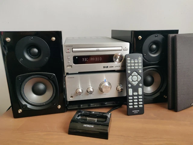 HITACHI AXM649U MICRO hi-fi system DAB/FM radio, CD player, USB, MP3 ...