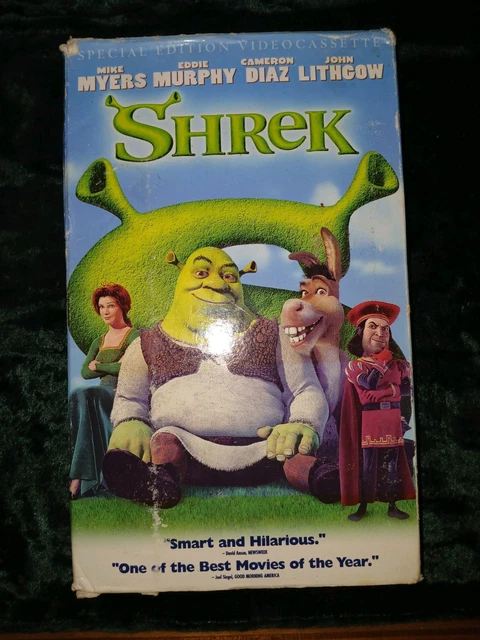 SHREK BIG BOX VHS Movie Sealed 2001 Dreamworks Mike Myers Eddie Murphy ...