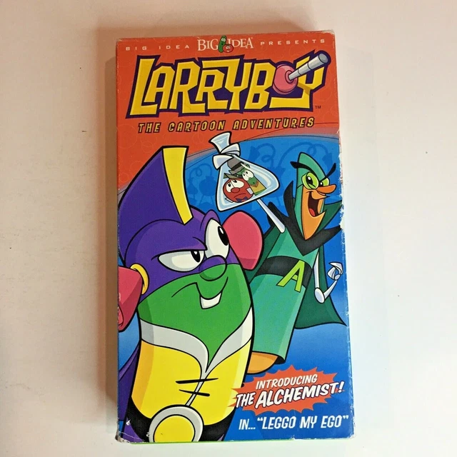VINTAGE VHS VEGGIETALES Larryboy Leggo My Ego Alchemist Christian ...