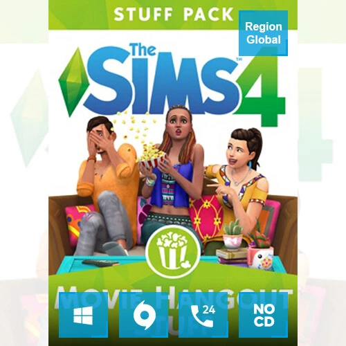 LES SIMS 4 Movie Hangout Stuff Pack DLC pour PC Game Origin Key Region ...