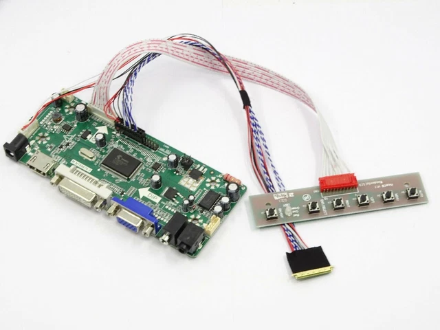 NEW LCD CONTROLLER Driver Board Kit LCD LVDS HDMI + DVI + VGA for B154EW02 V.1 £23.99 - PicClick UK
