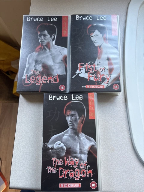 BRUCE LEE VHS Collection X 3 £10.80 - PicClick UK