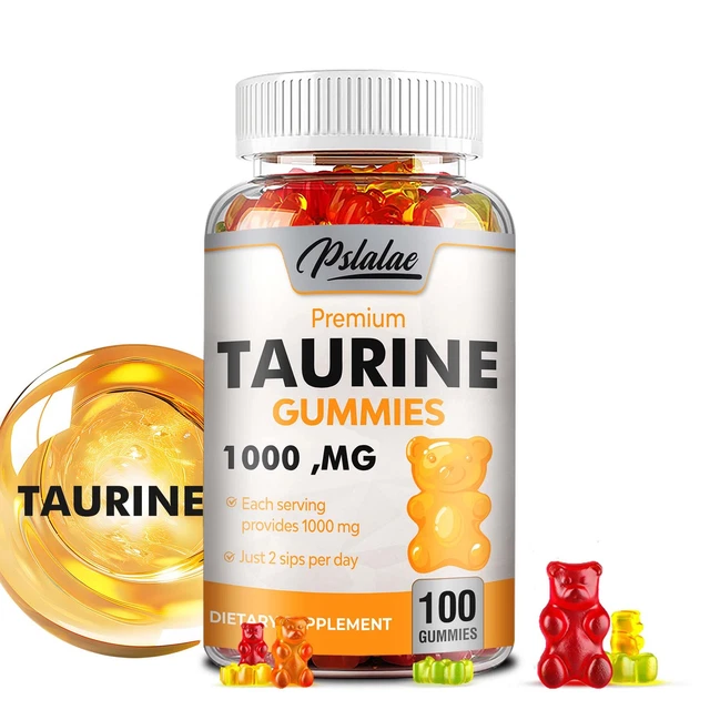 TAURINE GUMMIES 1000MG - Immune Health, Healthy Metabolism, Regulates ...