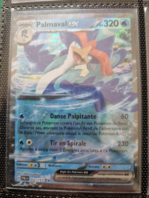 CARTE POKÉMON-PALMAVAL EX-320PV-052/193-EVOLUTIONS à Paldea-Neuve-Fr ...