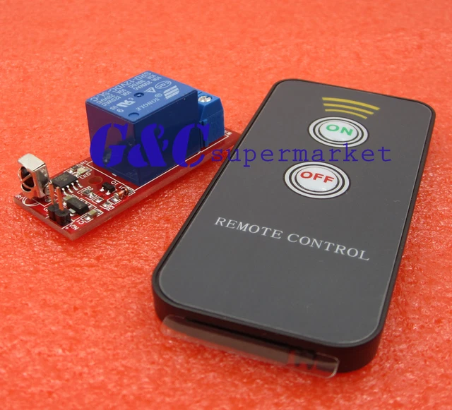 1 CHANNEL INFRARED Switch Relay Driving Module Board 12V Remote ...