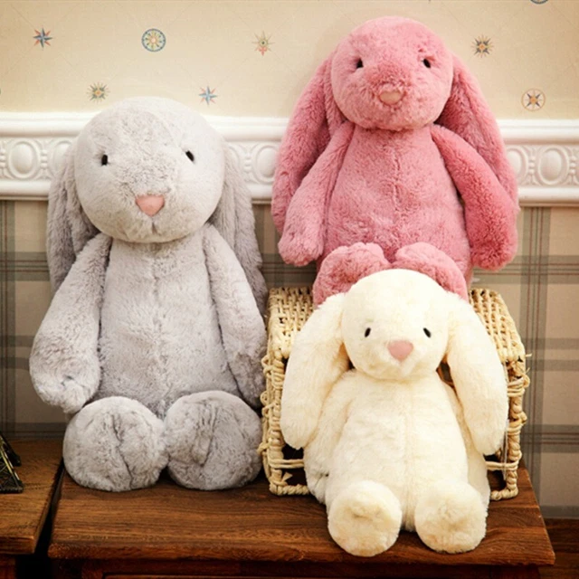 NEW CUTE FLUFFY Soft Stuffed Bunny Rabbit Plush Teddy. Kids Gift Easter ...