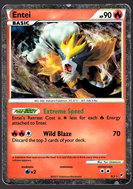 ENTEI SL3 CALL of Legends Holo 2011 Pokemon TCG Card MP $157.99 ...