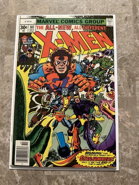X-MEN #107 FN (1977 Marvel Comics) - Copie solide EUR 63,99 - PicClick FR