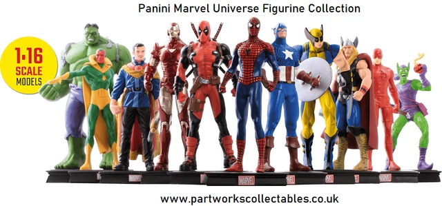 PANINI MARVEL UNIVERSE Figurine Collection £19.99 - PicClick UK